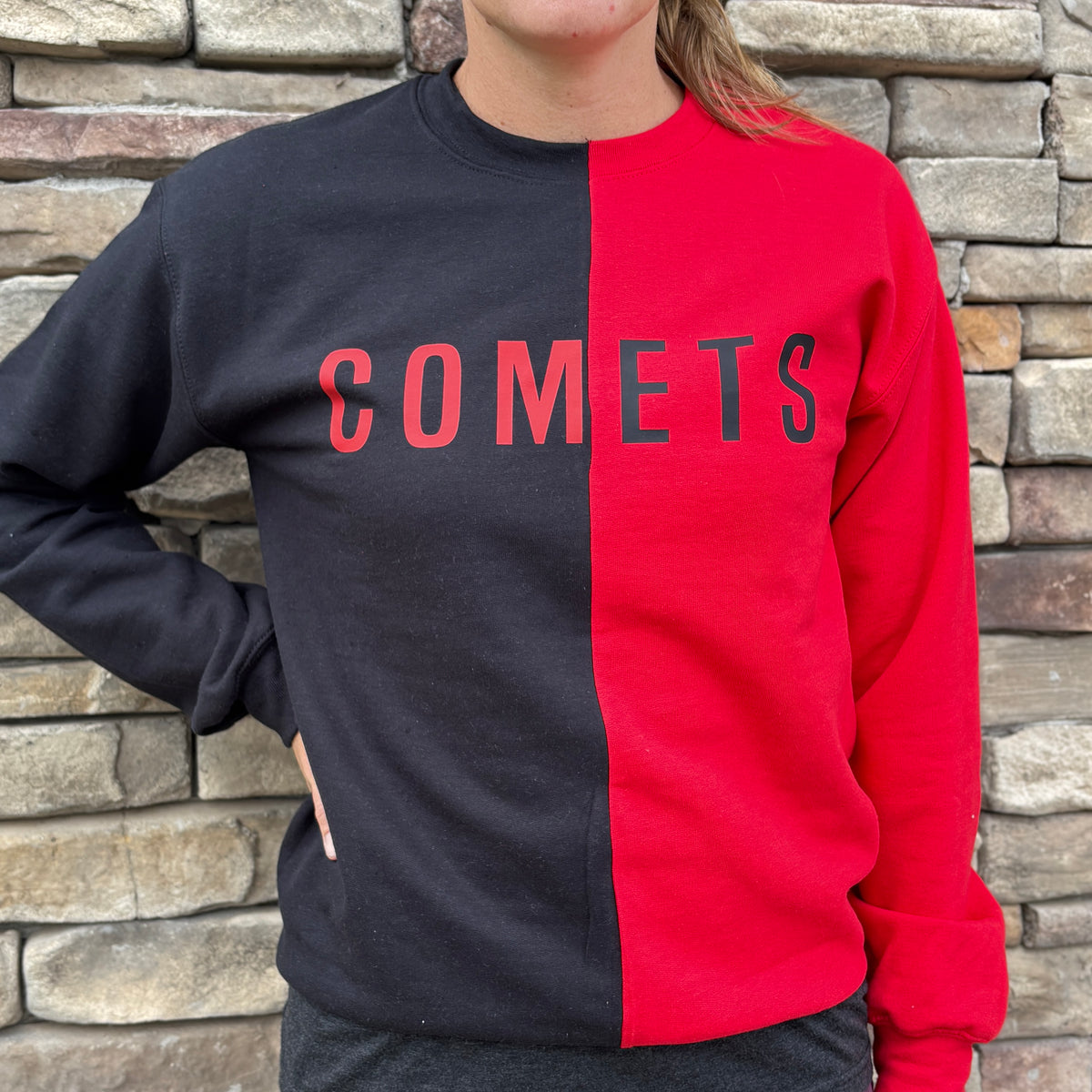 RTS / Split Sweatshirt, Comets – Oak and Berk
