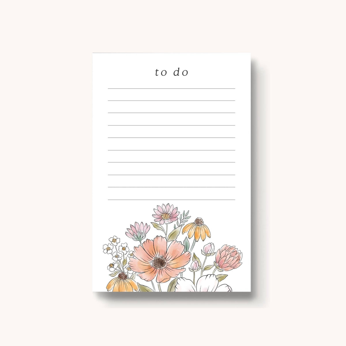 RTS / Wildflower Bunch XL Post-It® Notepad – Oak and Berk