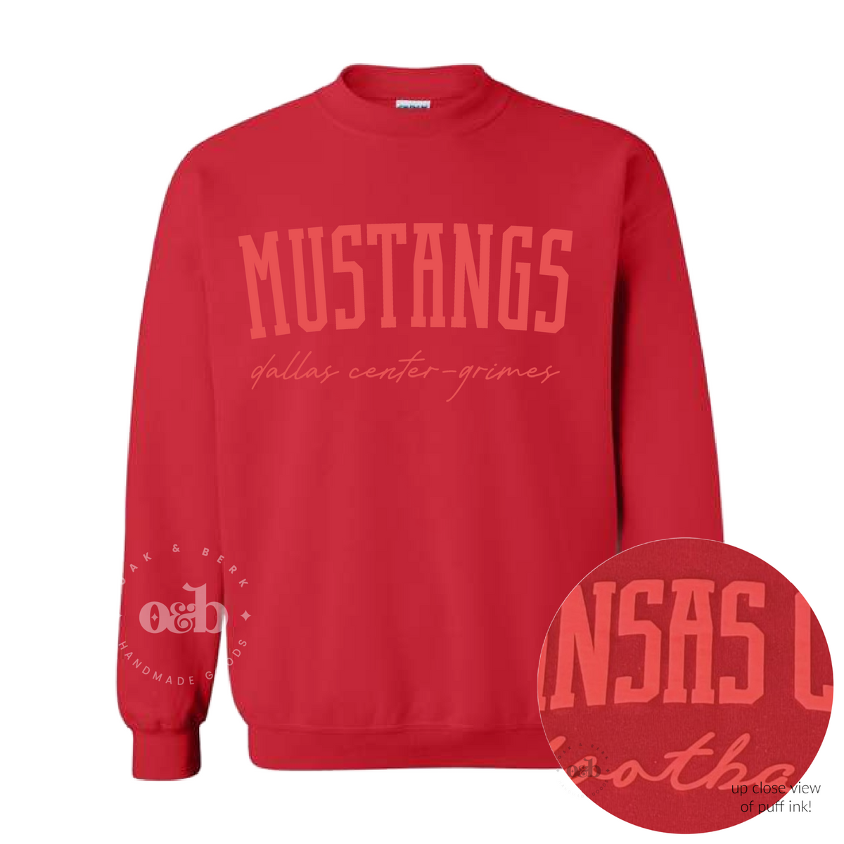 MTO / DCG Mustangs PUFF, youth + adult – Oak and Berk