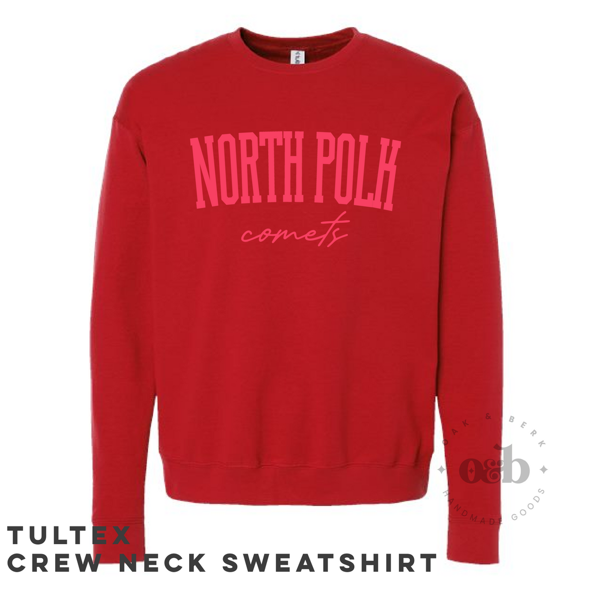 MTO / North Polk Comets PUFF, red – Oak and Berk