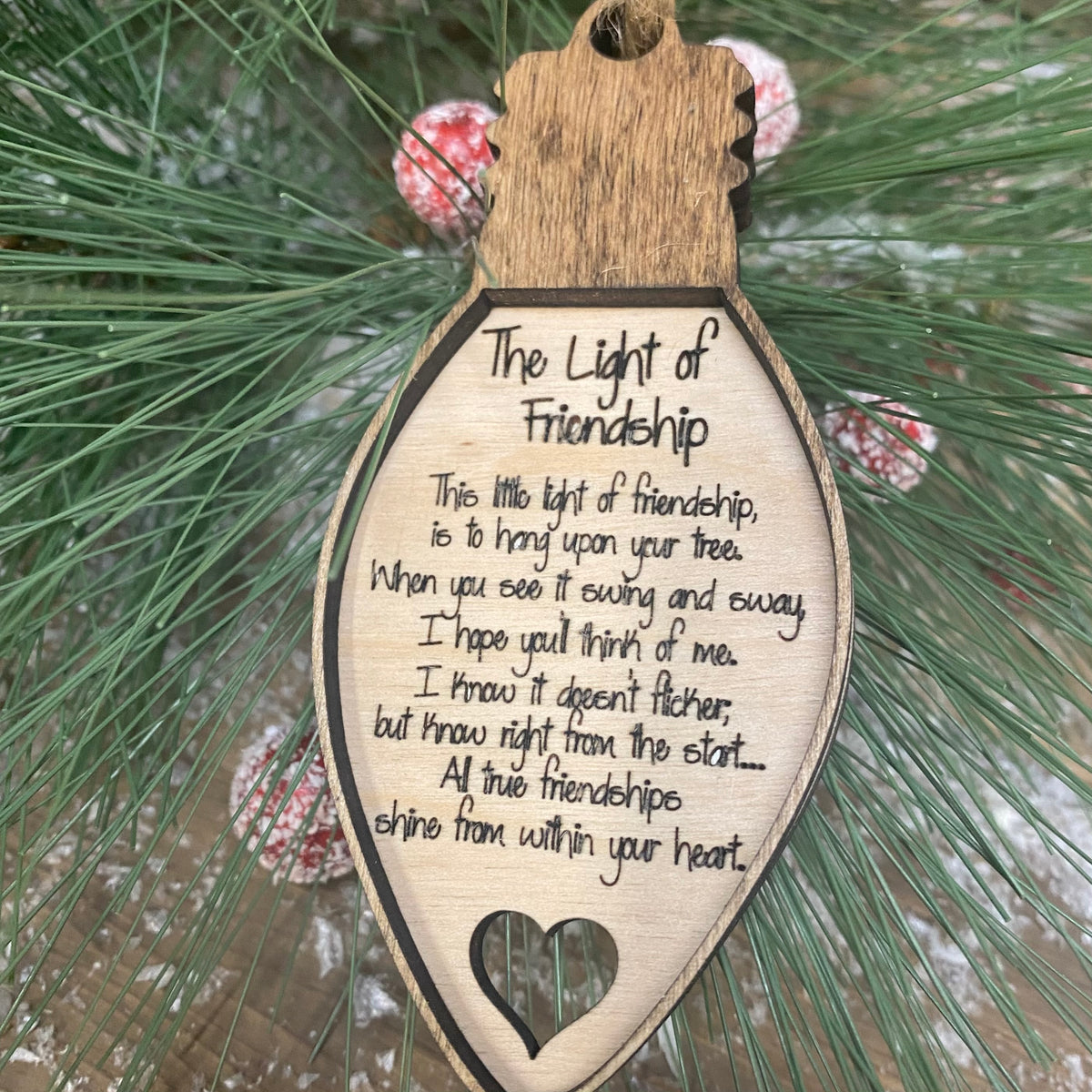 The Light Of Friendship [ornament] – Oak and Berk